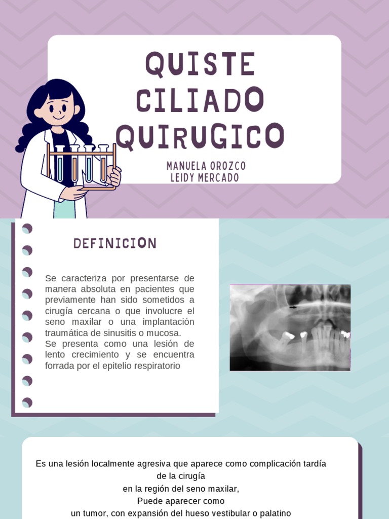 Quiste Ciliado Quirúrgico | PDF | Cirugía | Epitelio