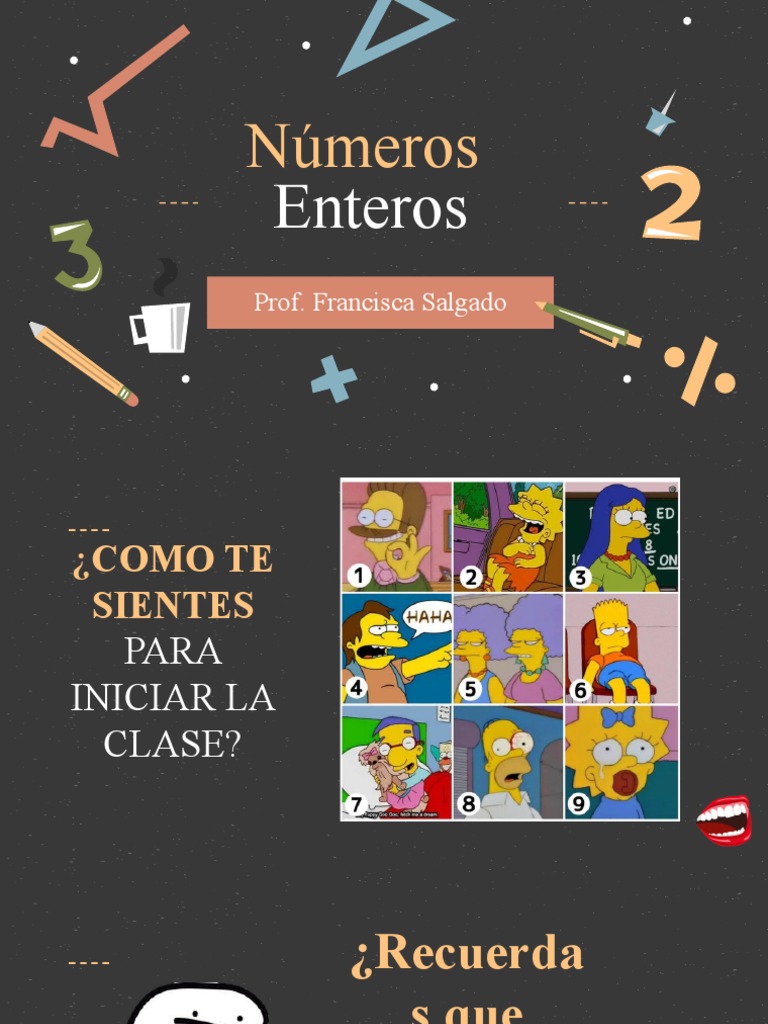 Numeros Enteros | PDF | Entero | División (Matemáticas) Numeros Enteros | PDF | Entero | División (Matemáticas)