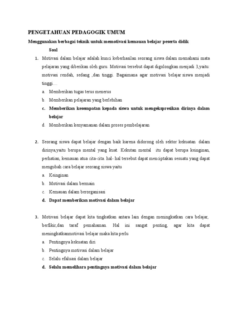 Soal Jawaban Dan Indk | PDF