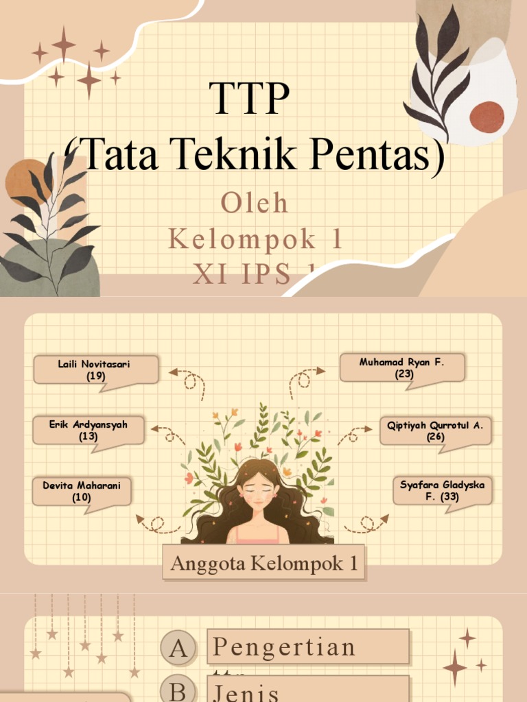 Tata Teknik Pentas | PDF