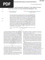 MSCEIT | PDF | Emotional Intelligence | Emotions