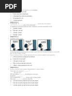 Pergunta 1: A. B. C. D. e | PDF | Assunto (gramática) | Substantivo