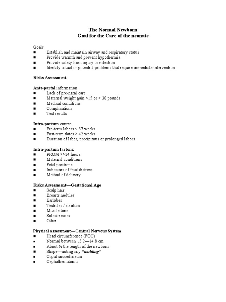 The Normal Newborn | PDF | Self-Improvement | Wellness