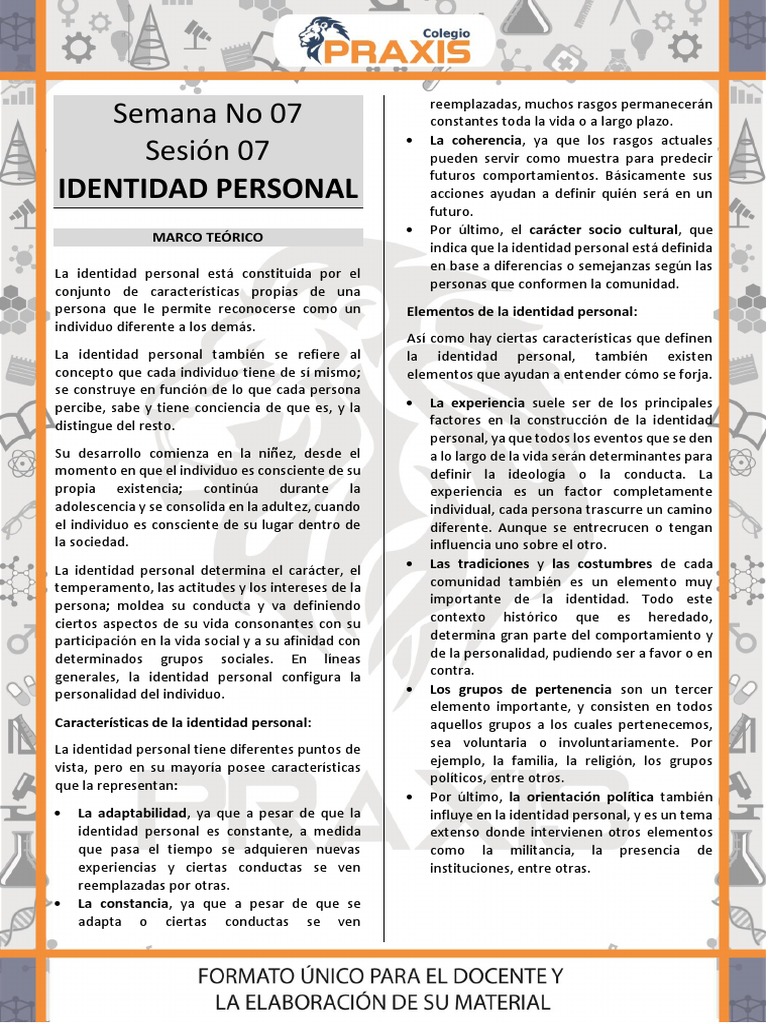 Sem 07 - DPCC - 3ro Sec | PDF | Comportamiento | Adultos