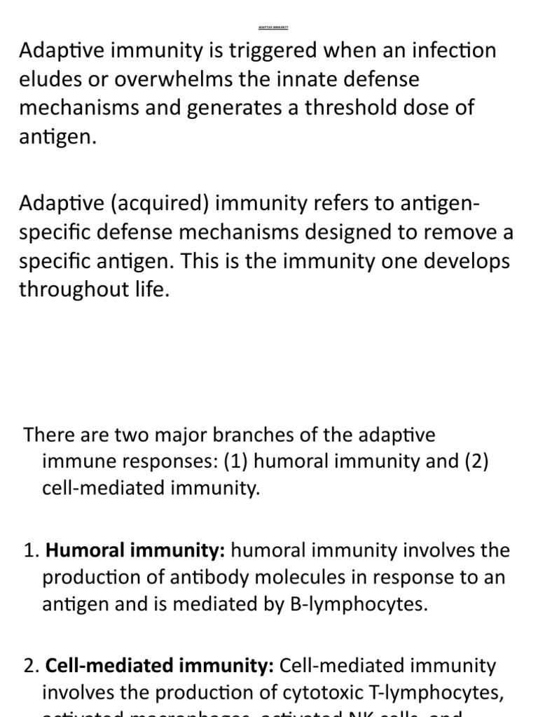 Understanding Humoral Immunity | PDF | Immune System | Adaptive Immune ...