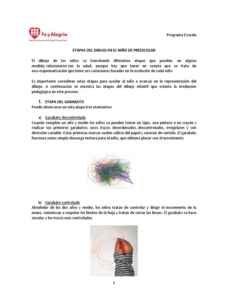 Etapas Del Dibujo Infantil | PDF | Dibujo
