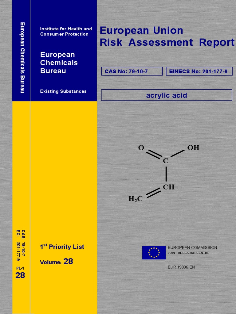 European Union Risk Assessment Report Vol. 28, 1st Priority List ...