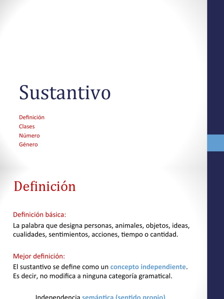 1 Sustantivo y Sintagma Nominal 2022 | PDF | Sustantivo | Numero Gramatical