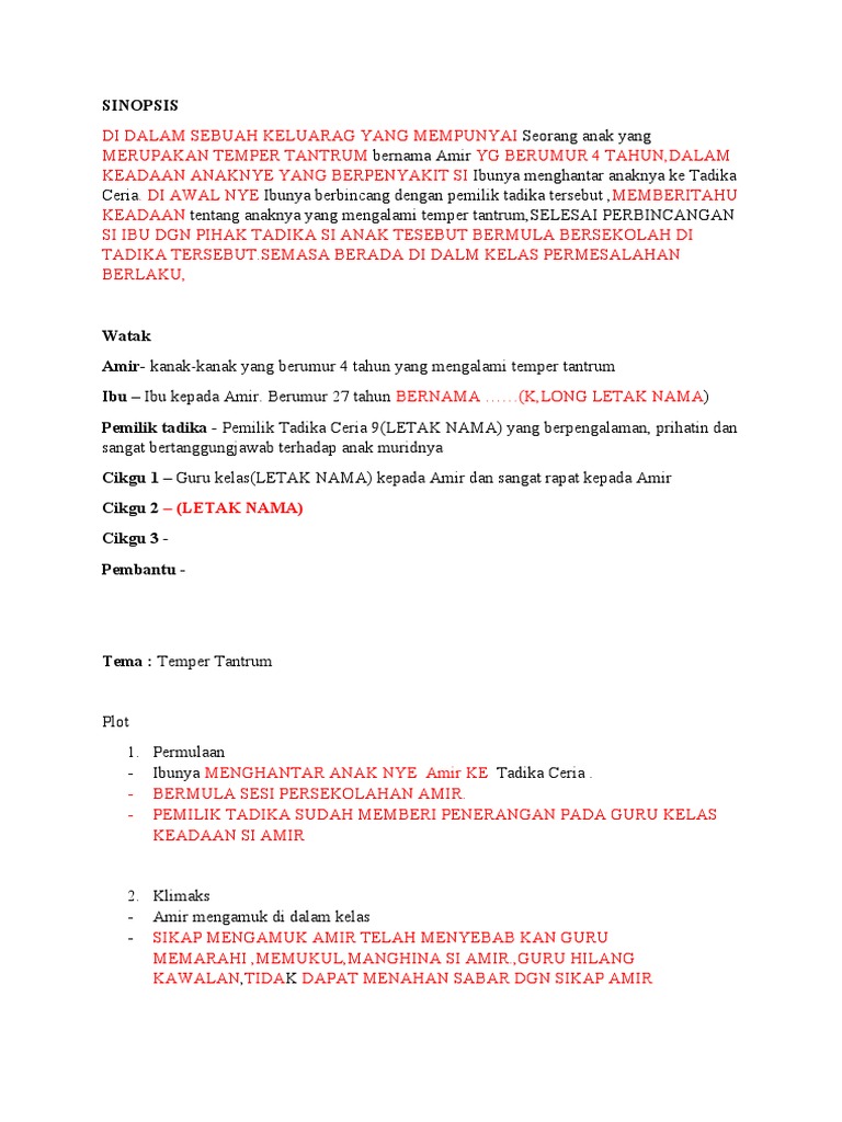 Temper Tantrum | PDF