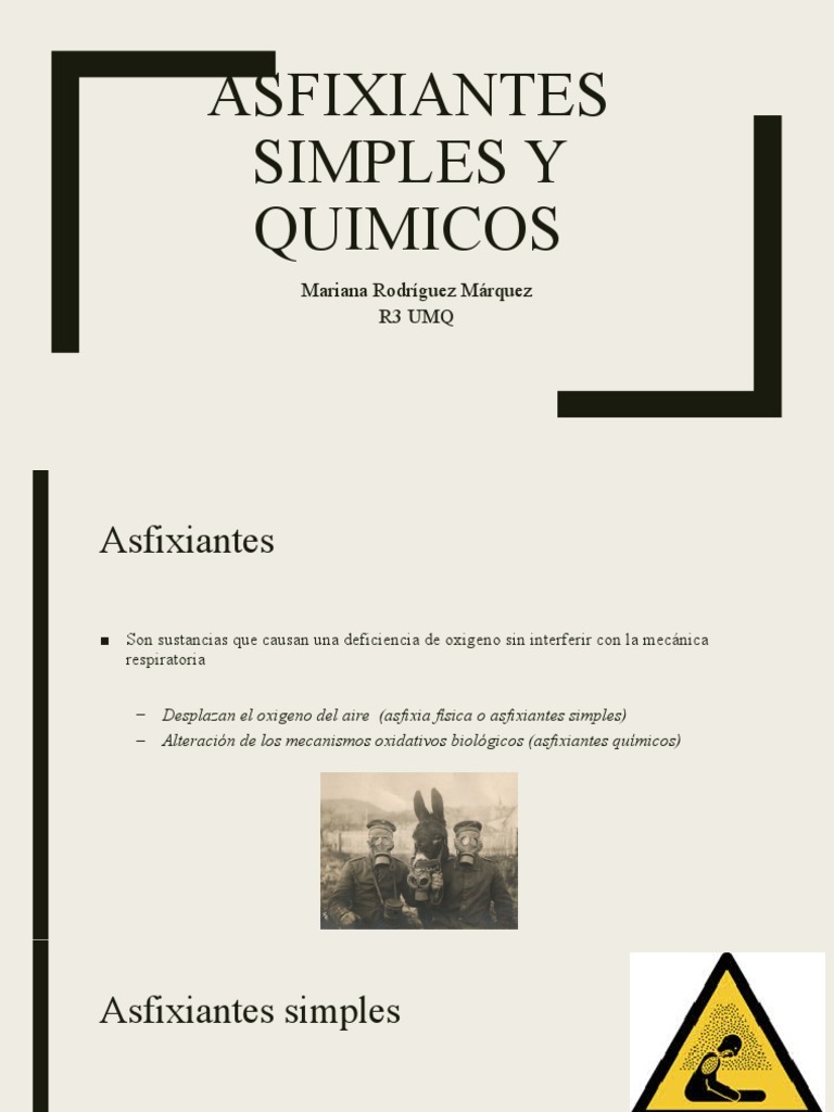 Asfixiantes Simples y Quimicos | PDF | Monóxido de carbono | Cadmio