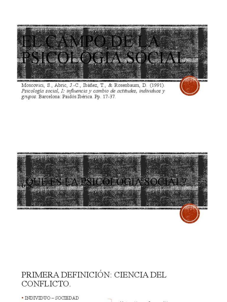 Moscovici y Robertazzi | PDF | Sicología | Psicología Social