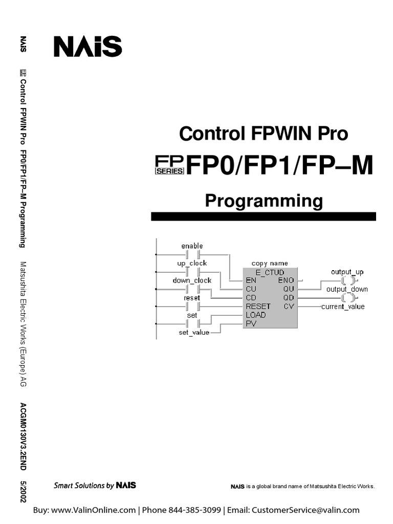 Panasonic Fpwin Manual | Download Free PDF | Binary Coded Decimal | Programmable Logic Controller