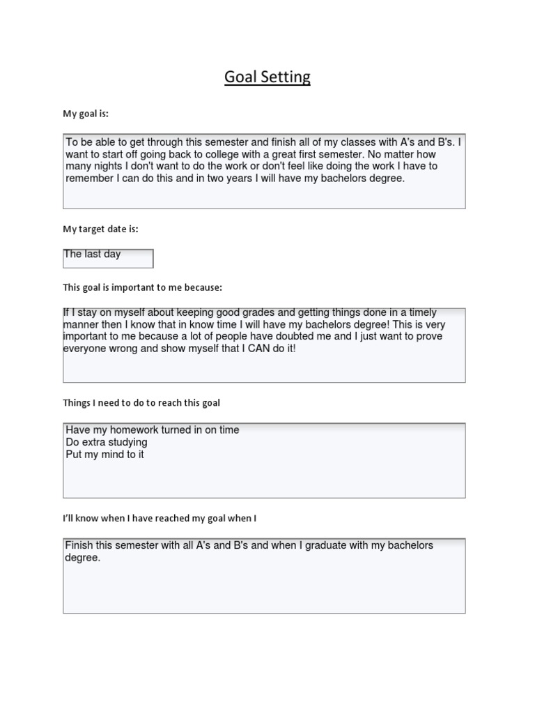 Achieve College Success Goals | PDF