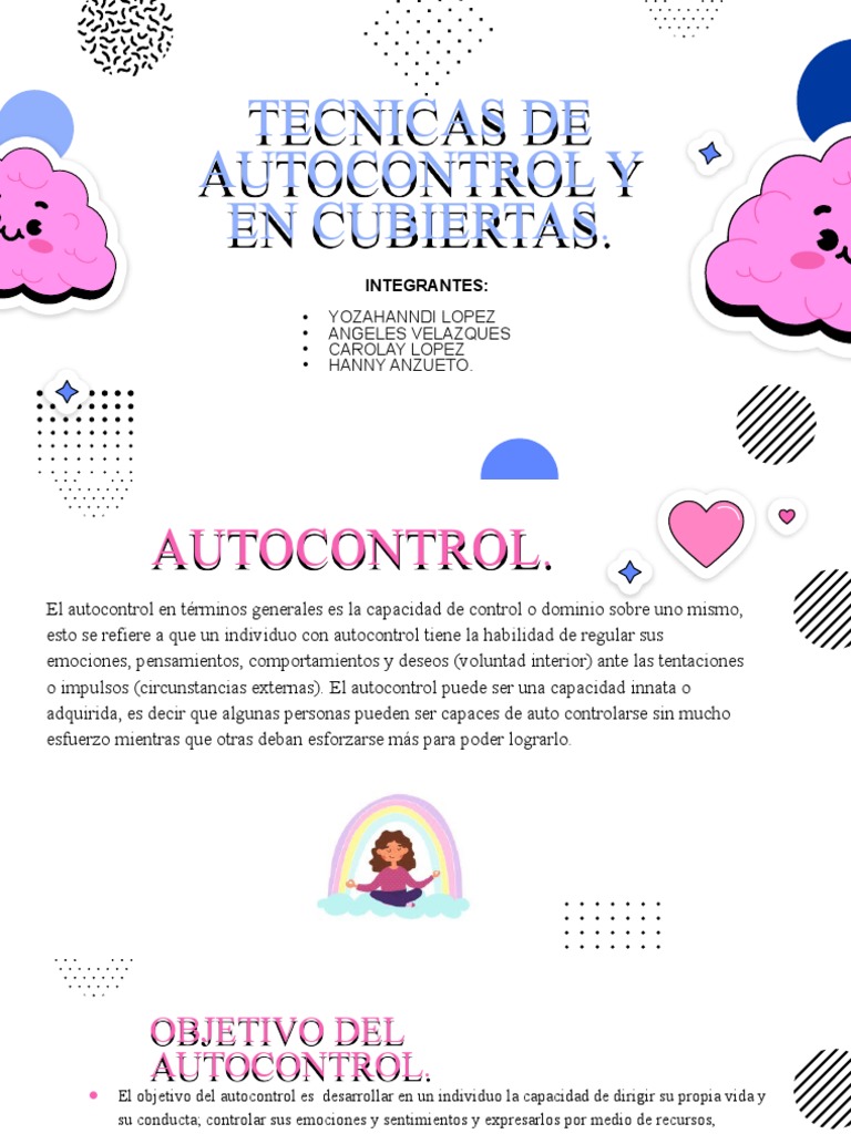 María - AUTOCONTROL Y ENCUBIERTAS | PDF | Comportamiento | Reforzamiento