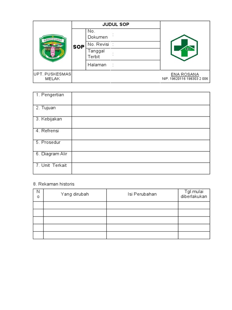 FORMAT BAKU SOP 2.docx | PDF