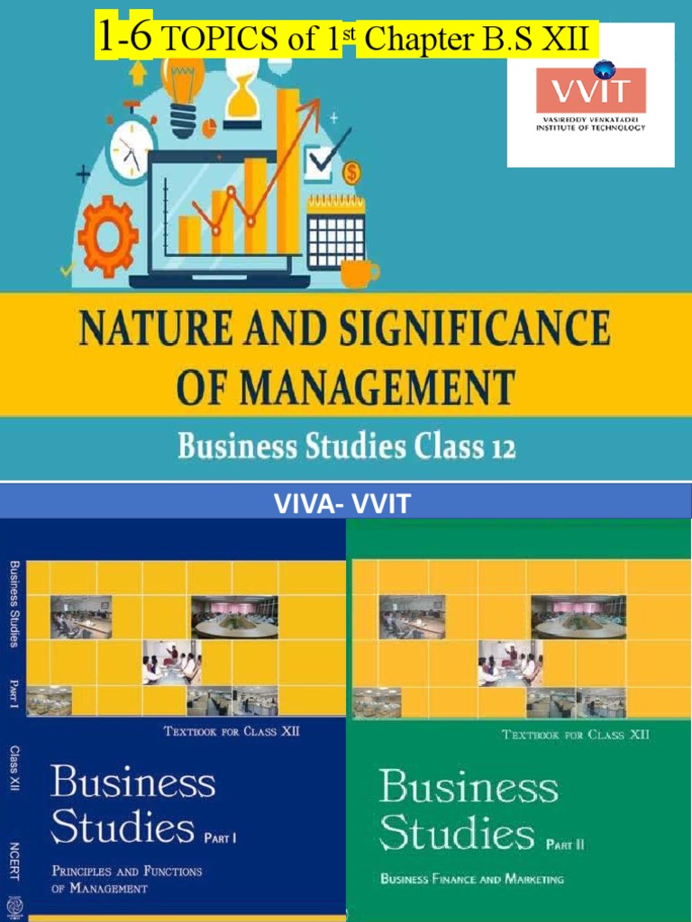 1 - 7 Topics of 1st Chapter Business Studies For Class XII CBSE | PDF ...