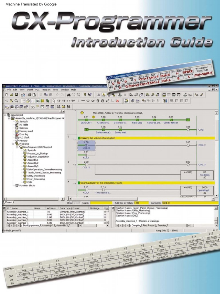 CX-Programmer Introduction Guide | PDF | Windows Vista | Microsoft Windows
