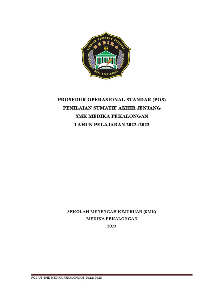 Pos Psaj 2223 SMK Medika | PDF