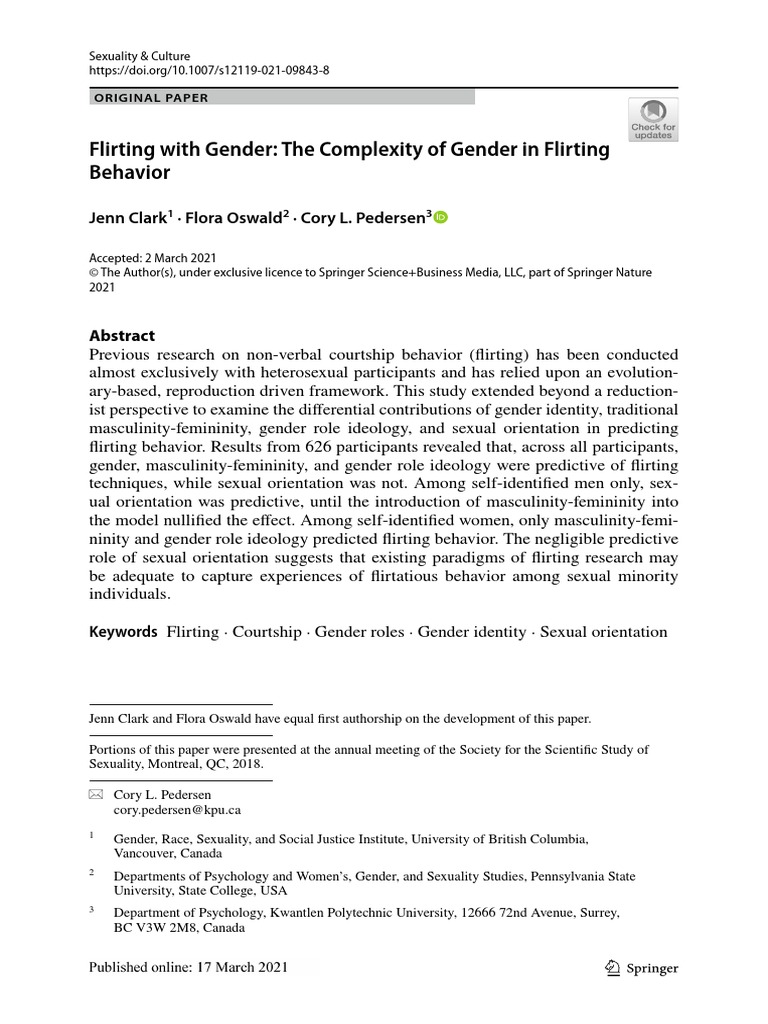 Clark Et Al. 2021 | PDF | Gender Role | Sexual Orientation