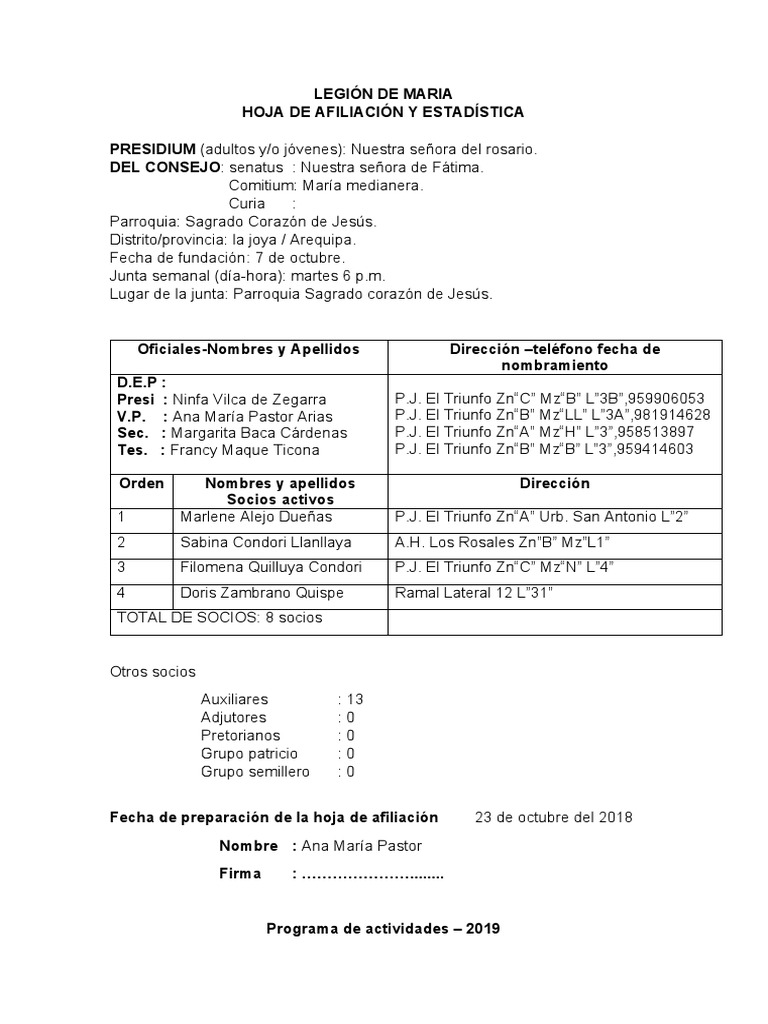 Legión de Maria | PDF