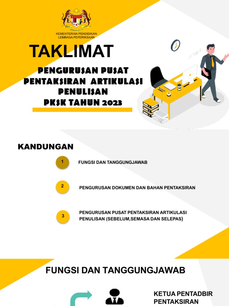 03 Slaid Taklimat PKSK 2023 Artikulasi Penulisan 2023 Kemaskini | PDF
