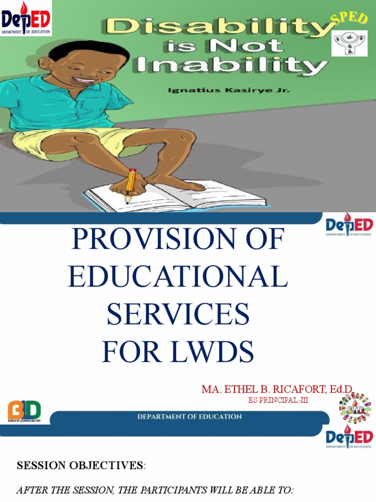 PROVISION-OF-ED-SERVICES-FOR-LWDs - Ginalyn | PDF | Individualized ...