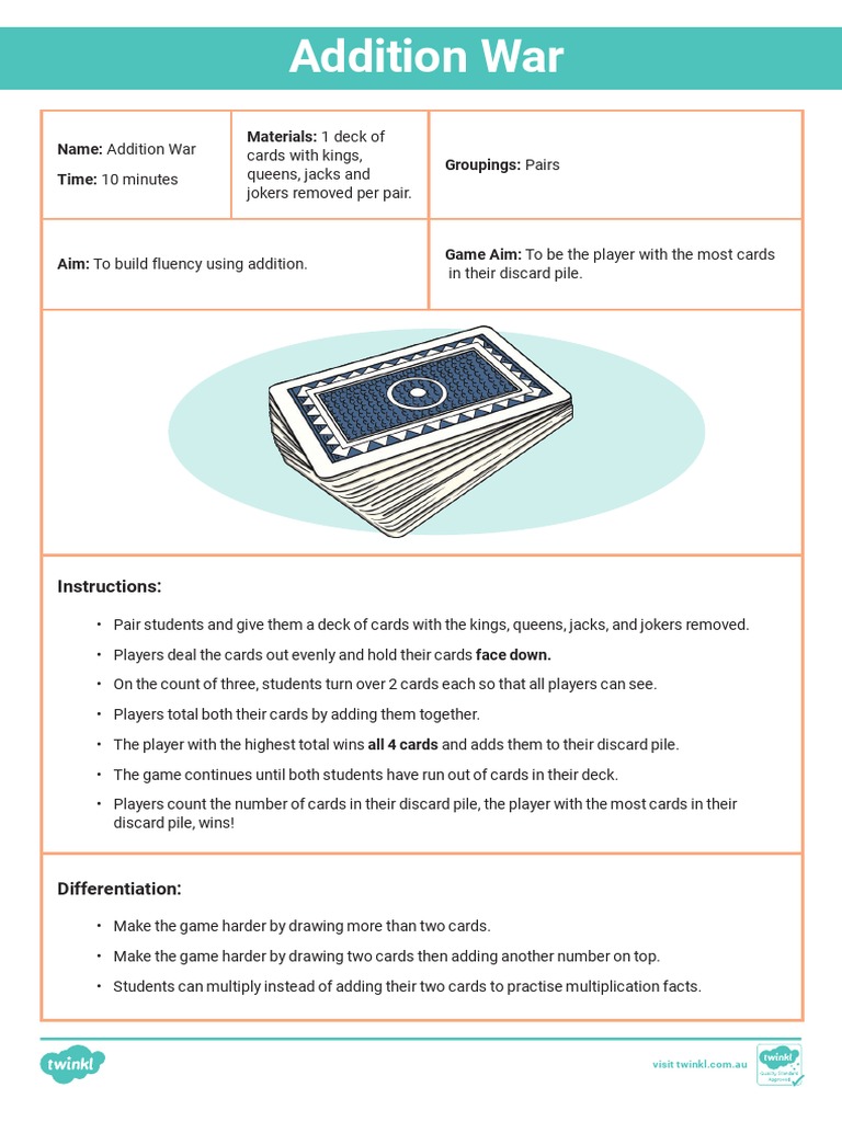 Addition War | PDF