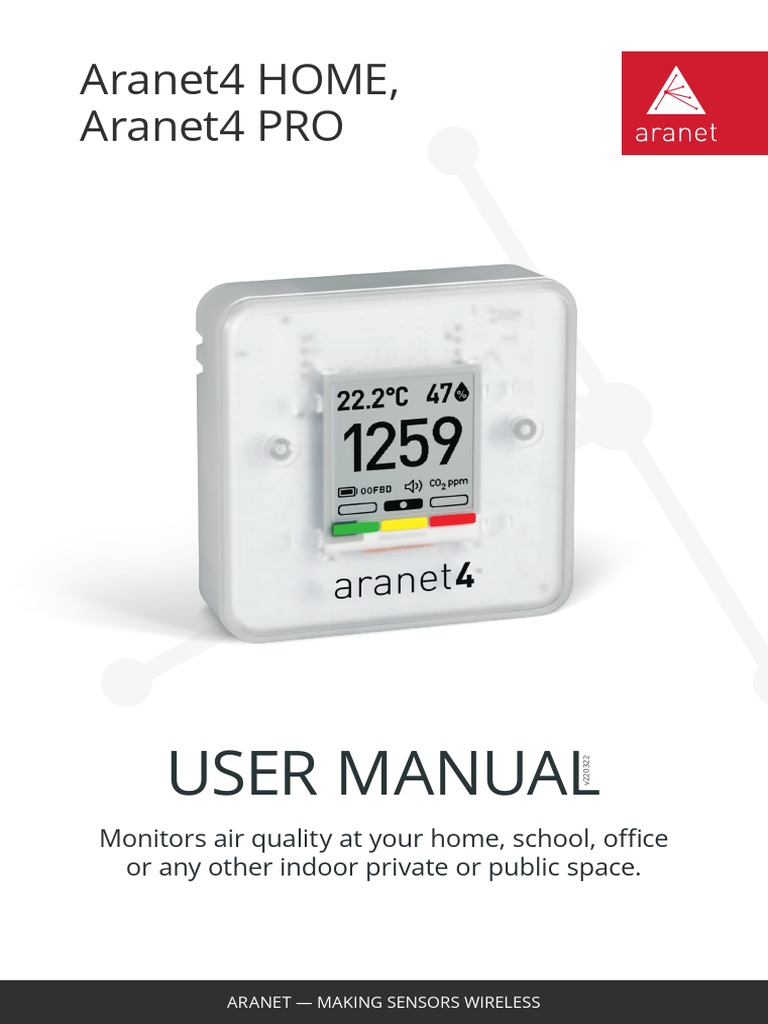 Aranet4 User Manual v24 WEB | PDF | Mobile App | Android (Operating System)