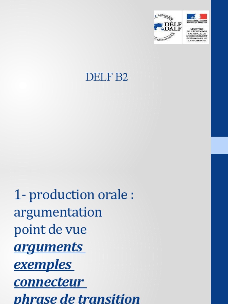 Delf b2 | PDF
