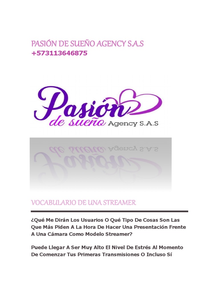 Vocabulario Streamer PDF | PDF | Crecimiento personal y profesional
