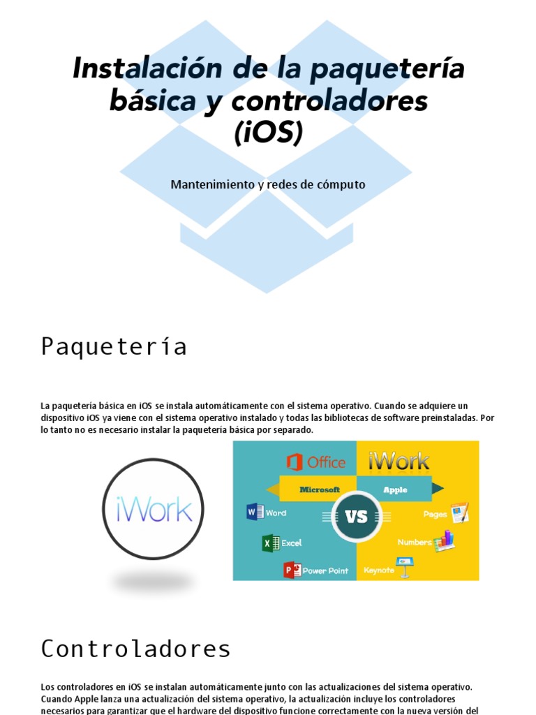 Paquetería y Controladores iOS PDF | PDF