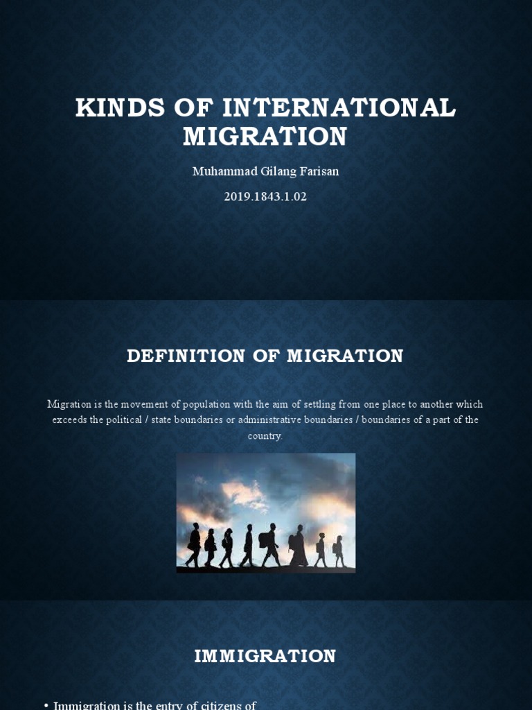 Kinds of International Migration | PDF