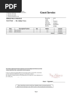 1 Contoh Bill Hotel Secara Umum | PDF