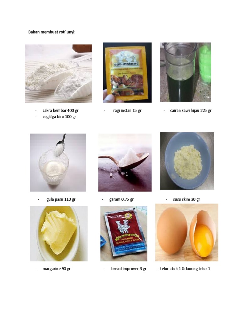 Resep dan Tips Membuat Roti Unyi | PDF