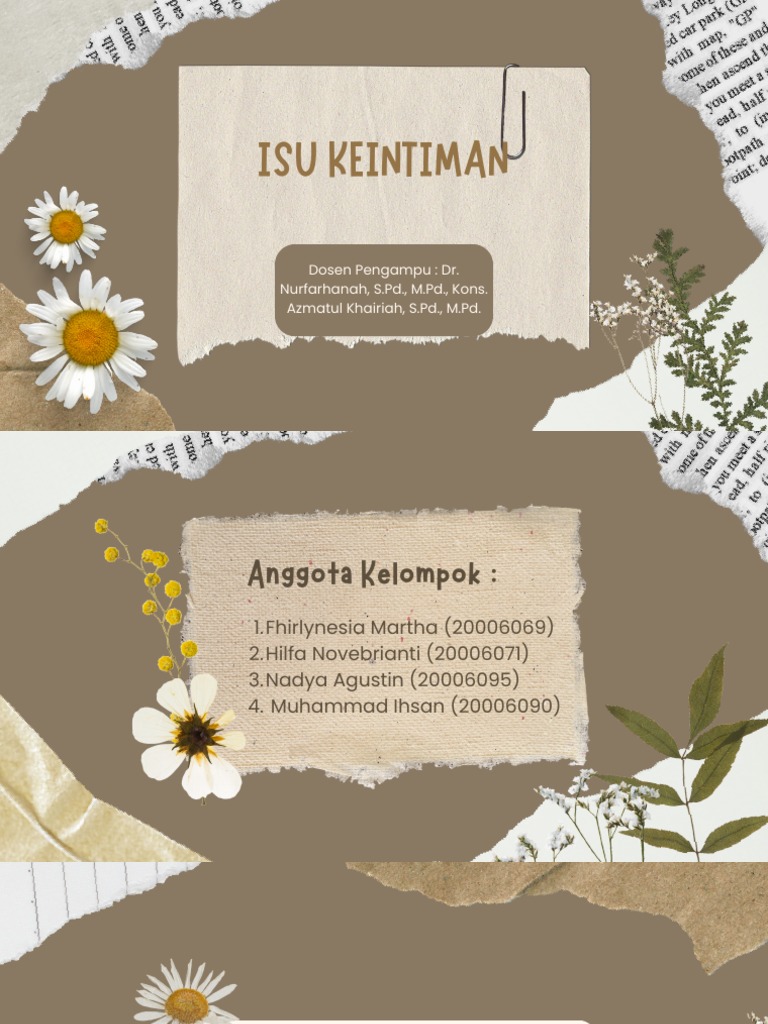 KLP 5 Kons - Pranikah PDF | PDF