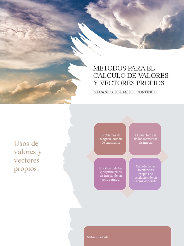 Valores y Vectores Propios | PDF | Valores propios y vectores propios ...