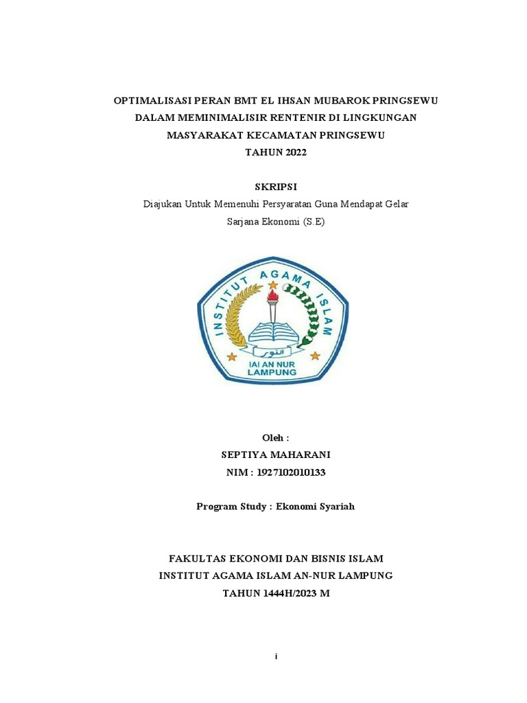 Skripsi | PDF | Karier & Perkembangan