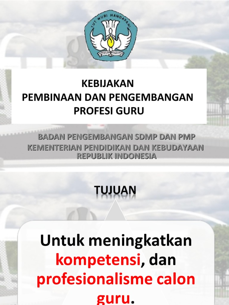 Kebijakan Pengembangan Profesi Guru | PDF