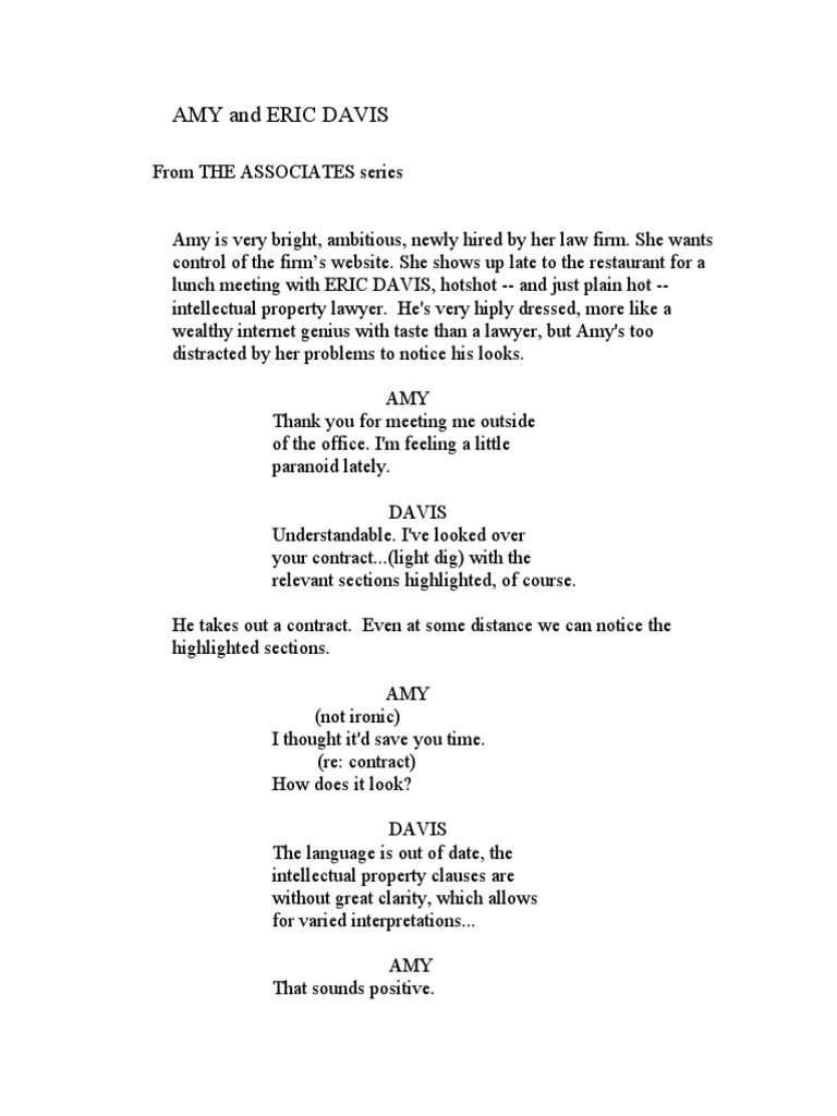 Amy - Eric Davies - AFTV AUD. | PDF