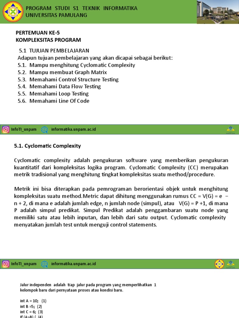 Testing Dan QA Perangkat Lunak - Pertemuan 5 | PDF