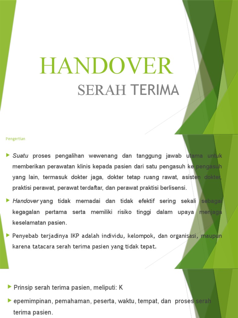 Handover | PDF