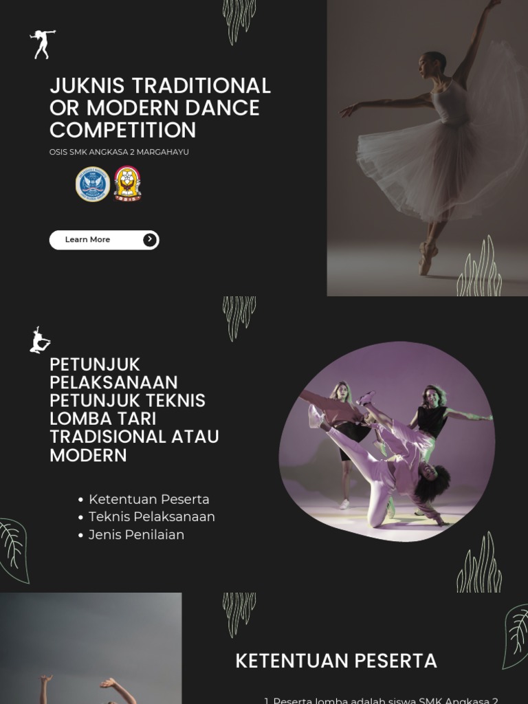 Juknis Traditional or Modern Dance Competition | PDF