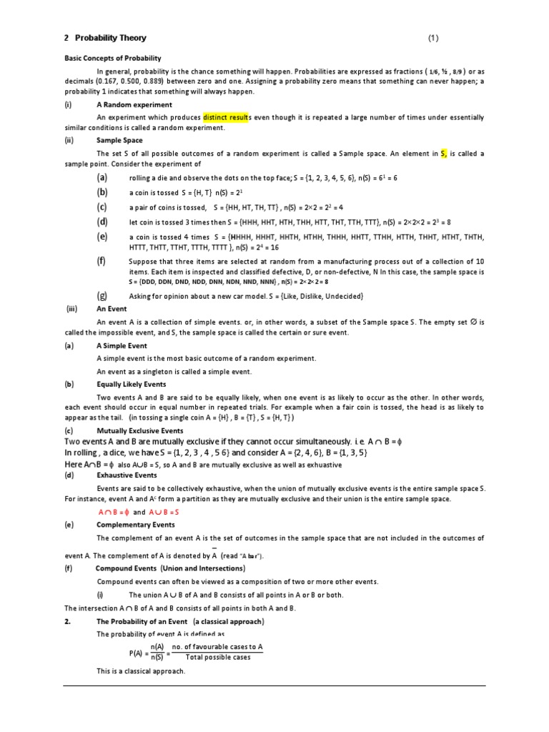 Probability Complete | PDF