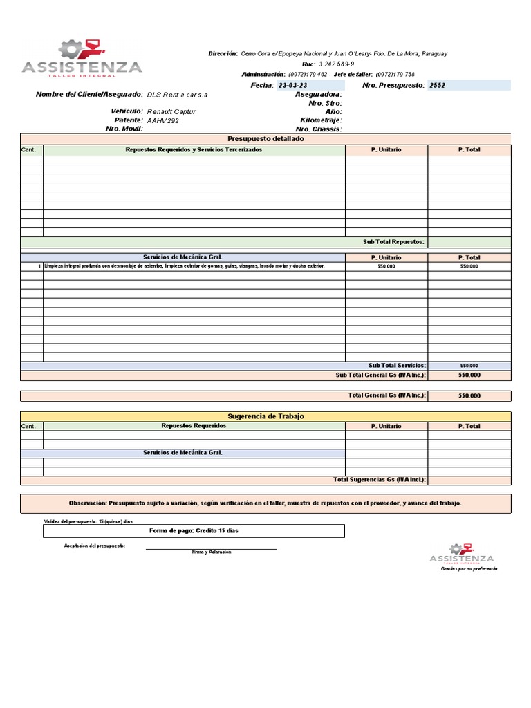 2552 - Renault Captur - DLS Rent A Car S.A - AAHV292 - 23-03-23 | PDF
