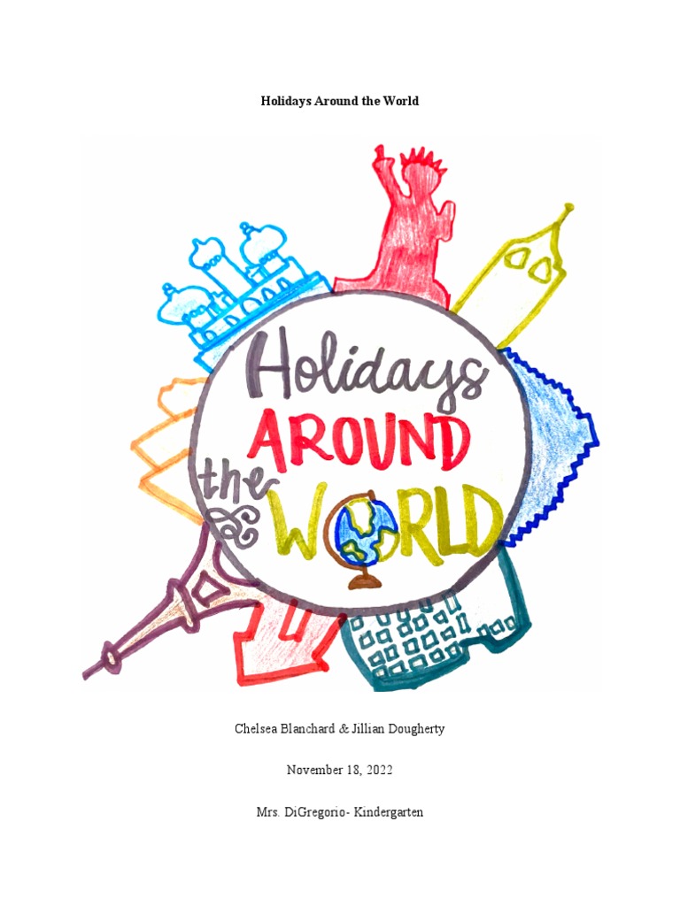 Unit - Holidays Around The World Chelsea and Jillian - Kindergarten ...