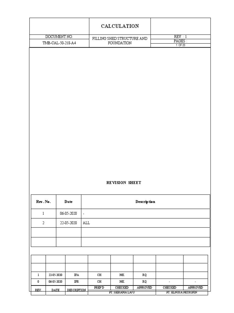 Filling Shed Principle Design | PDF | Foundation (Engineering) | Concrete