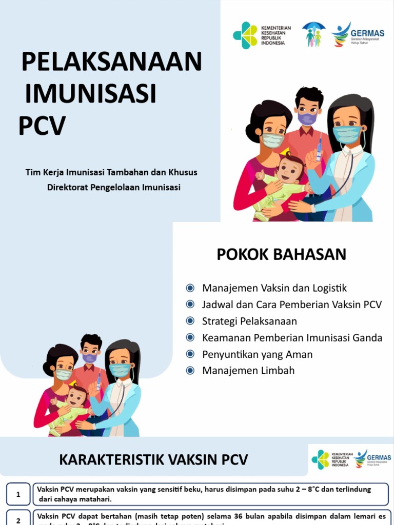 Pelaksanaan Imunisasi PCV - Workshop PCV | PDF