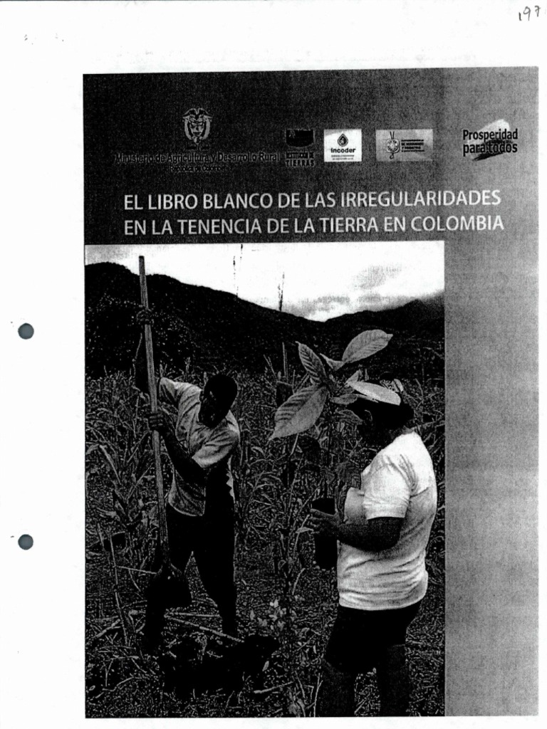 Libro Blanco de Las Irregularidades en La Tenencia de La Tierra en ...