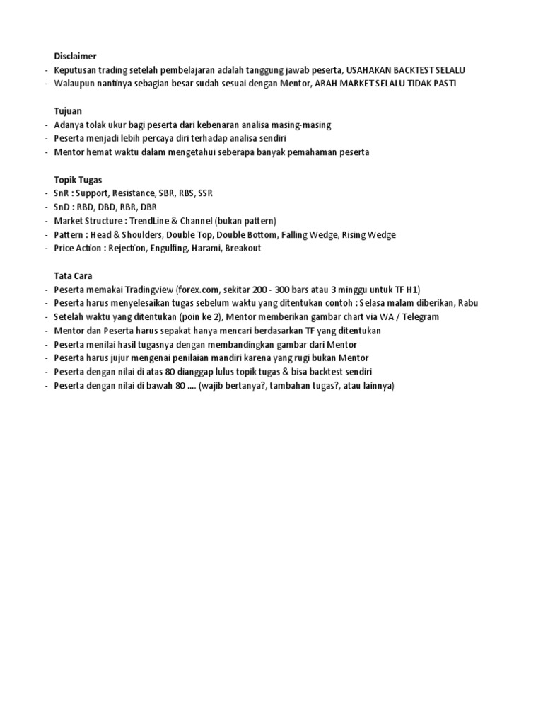 Urutan Price Action | PDF