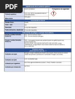 Ficha de Seguridad Reactivo de Biuret | PDF | Agua | Química